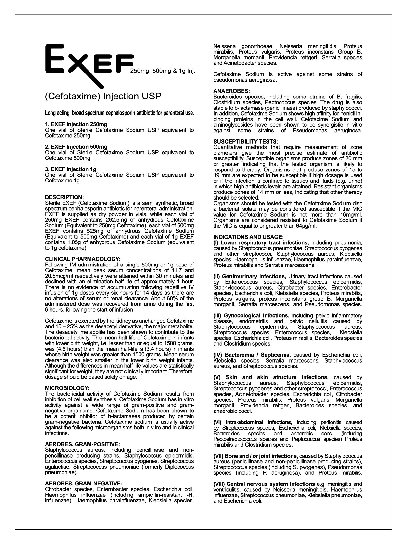 Exef-Leaflet – Indus Pharma