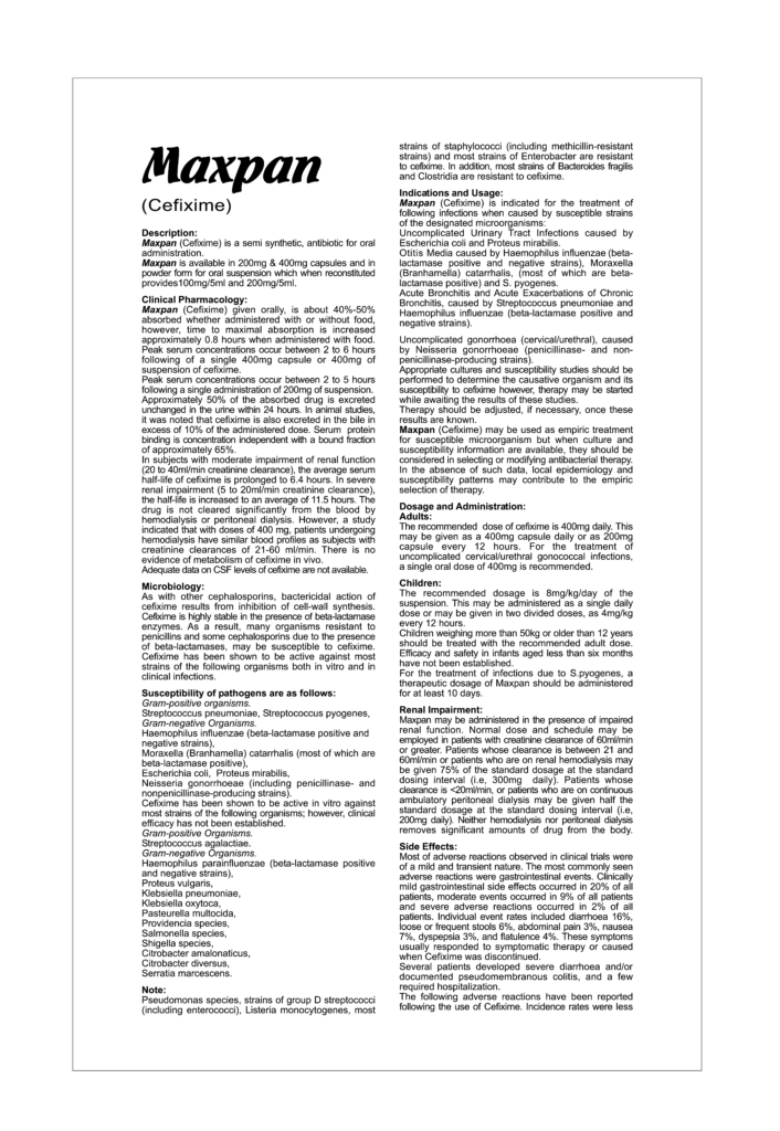 Maxpan-Leaflet – Indus Pharma