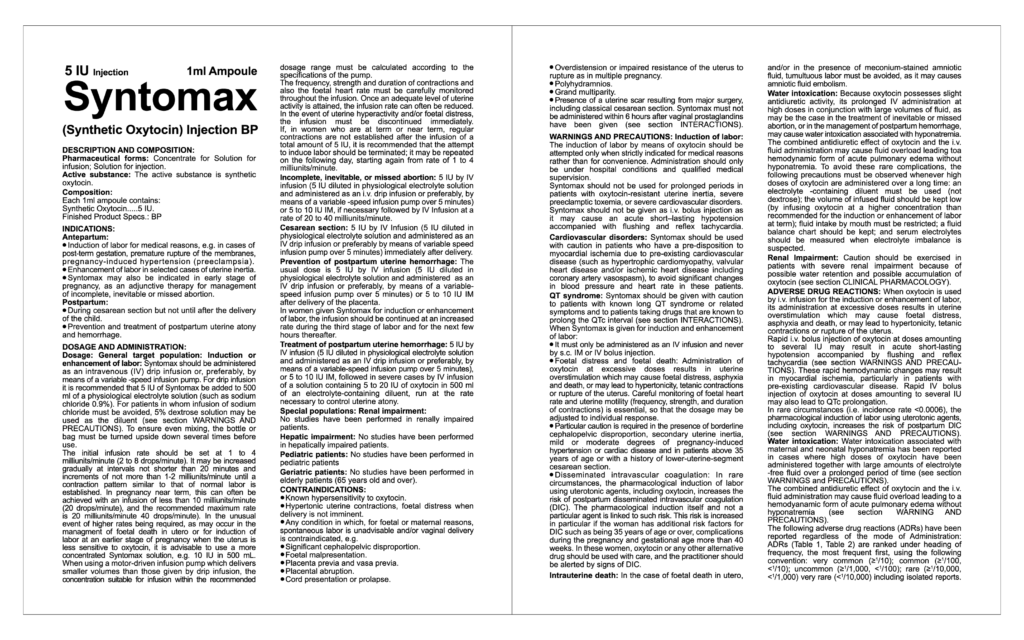 Leaflet-Syntomax – Indus Pharma